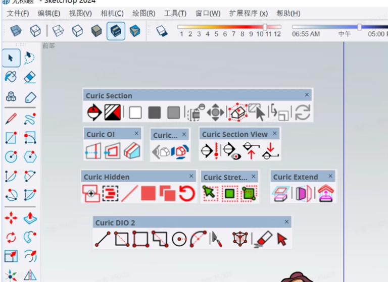 支持SketchUp2025-Curic-Studio-V1.2.0-CN全家桶绿色最新中文版-SketchUp插件大师