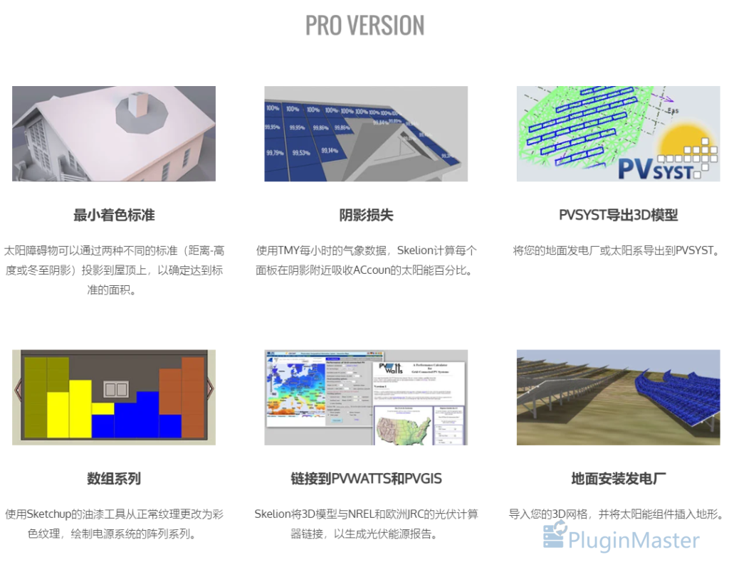 Skelion V5.4.9太阳能屋顶设计工具-SketchUp插件下载SketchUp插件大师