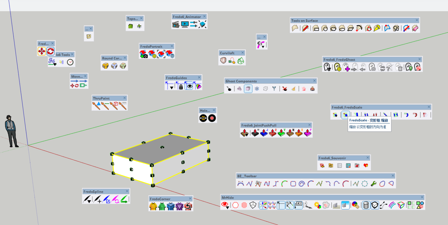 NEW!-2025年6月3日更新-Fredo6工具合集绿色永久版for SketchUp2025-SketchUp插件大师