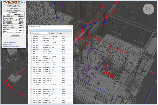 VBO-Piping_Pro V2.1.7专业中文版 for SketchUp2025-SketchUp插件大师